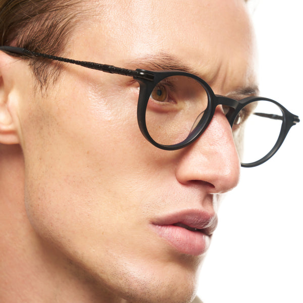 H1 Roland Blue Light Blockers in Matte Black | HILLS Eyewear